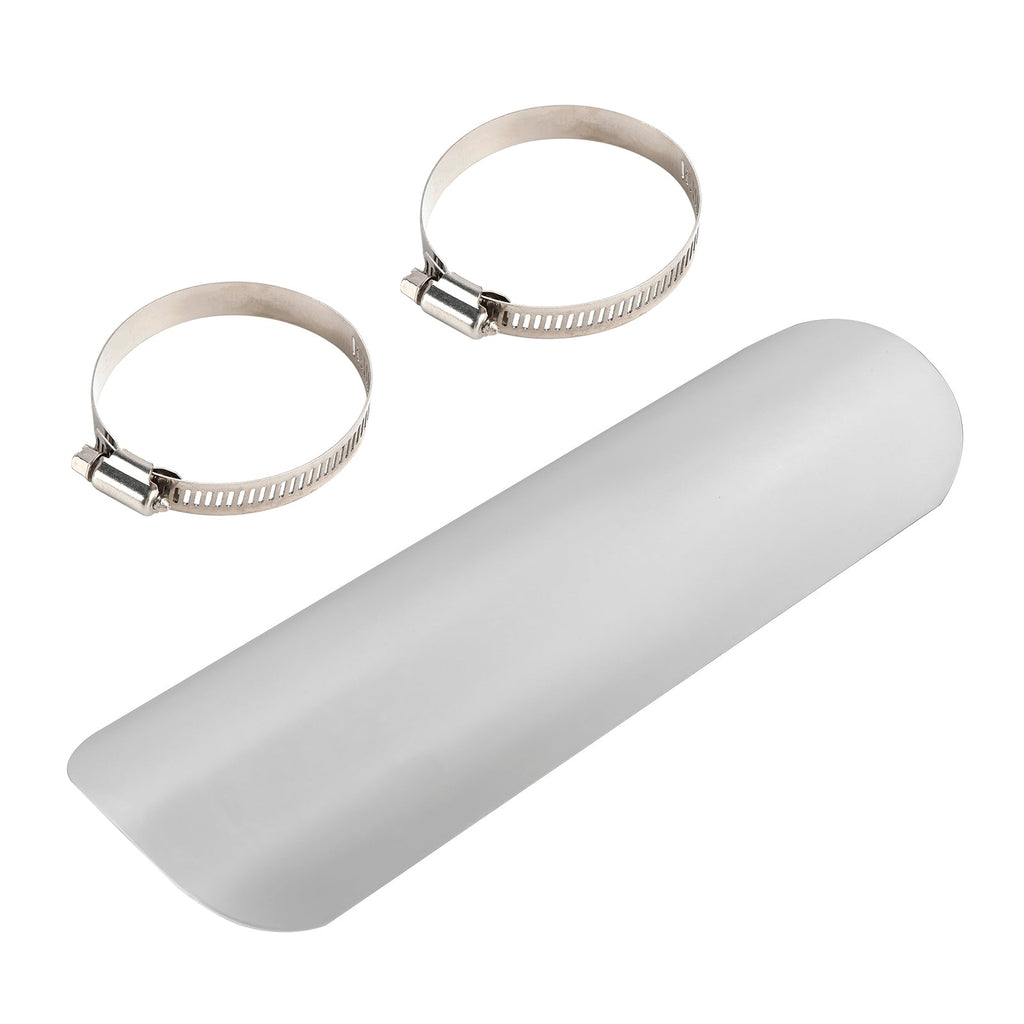 Steel Exhaust Muffler Pipe Heat Deflector Cover Chromeb For Motorcycle
