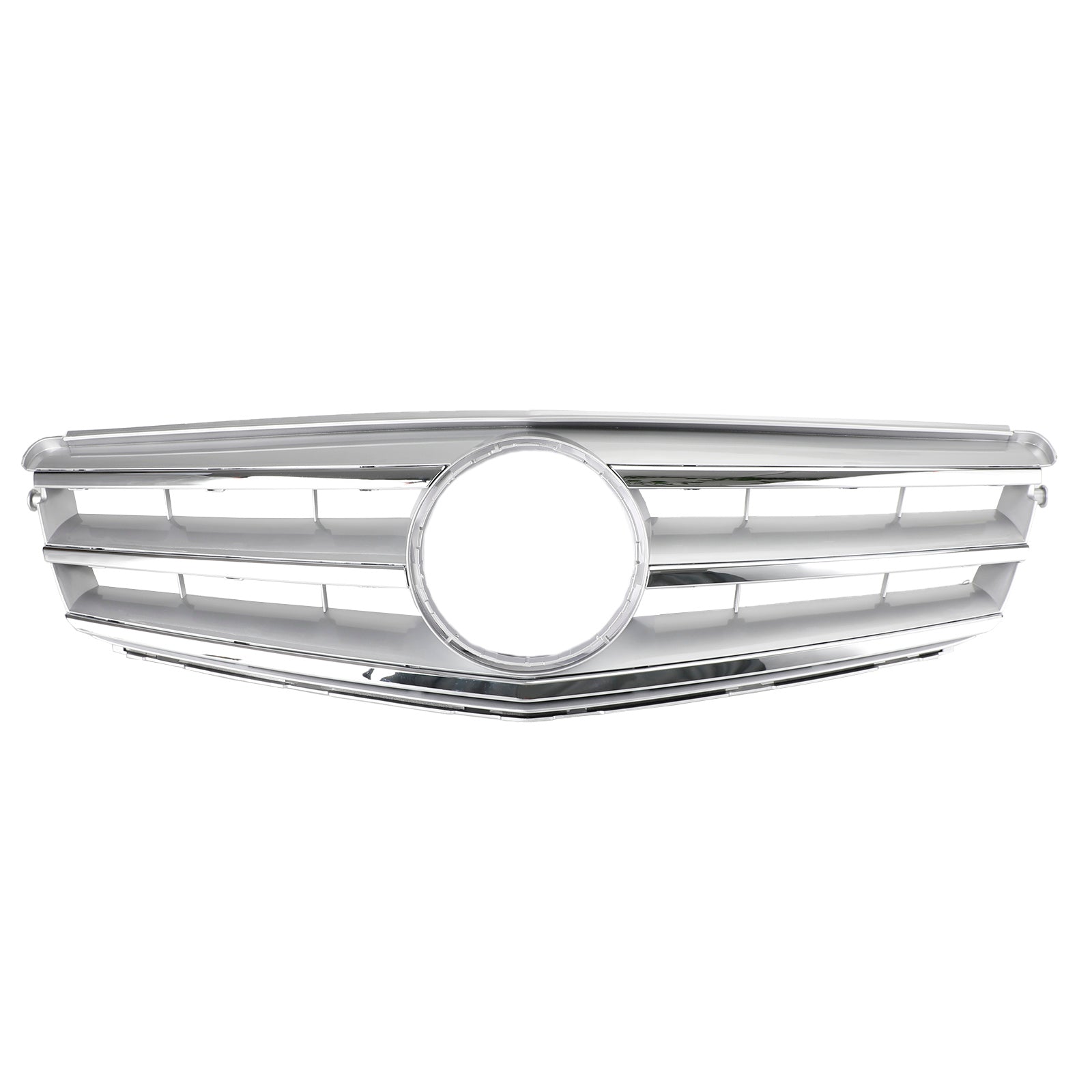 Front Bumper Grille Fit Benz C Class W204 W/LED Emblem C300/C350 2008-