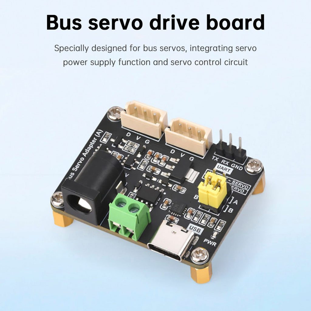 Raspberry Pi Serial Bus Servo Driver Board Module USB/UART Communicati