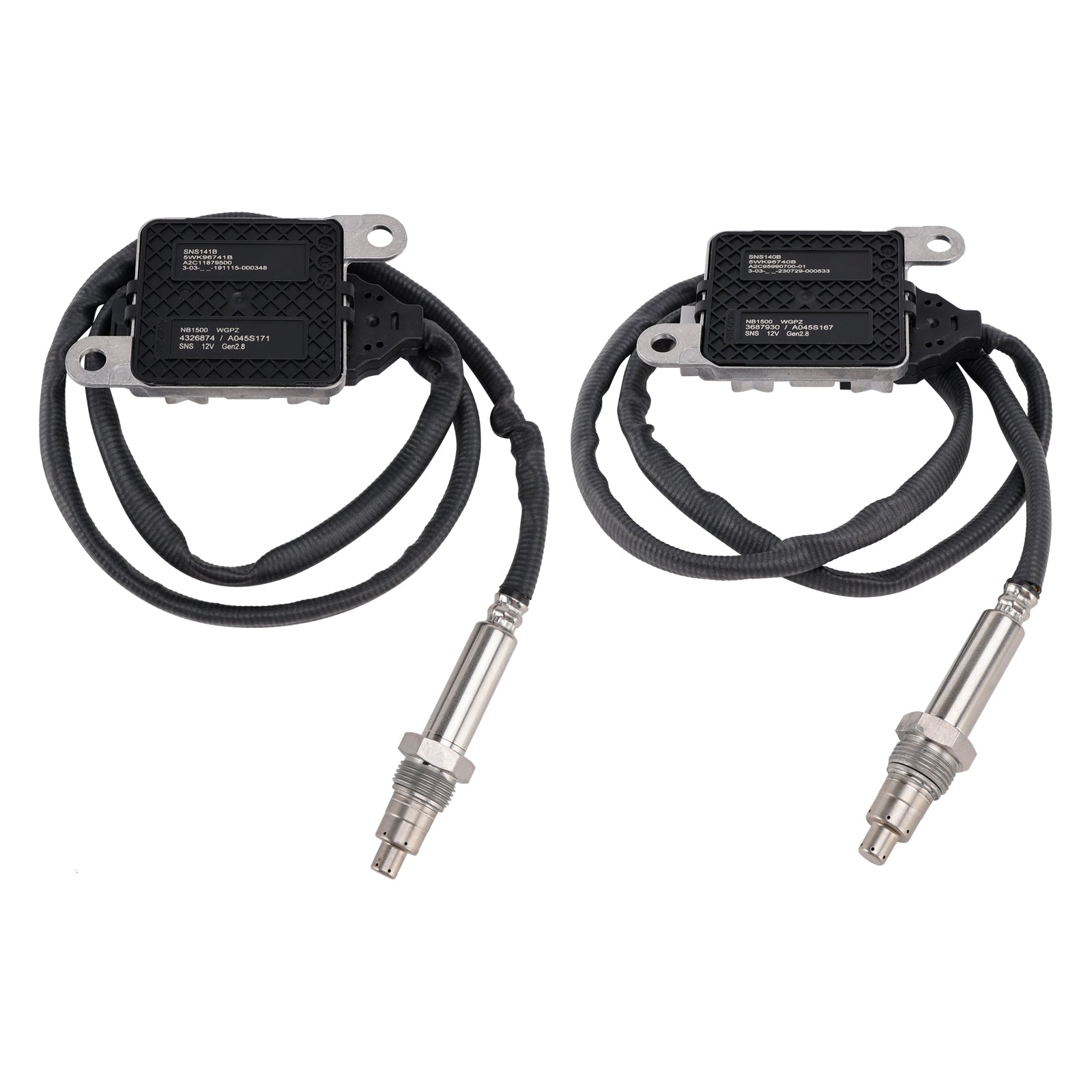 Kit Of Nox Sensor For Cummins ISX DIESEL 13-18 5WK96740B 5WK96741B 432