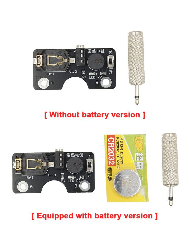 Morse Code CW Transmission Training Key Sound Light Circuit Board For