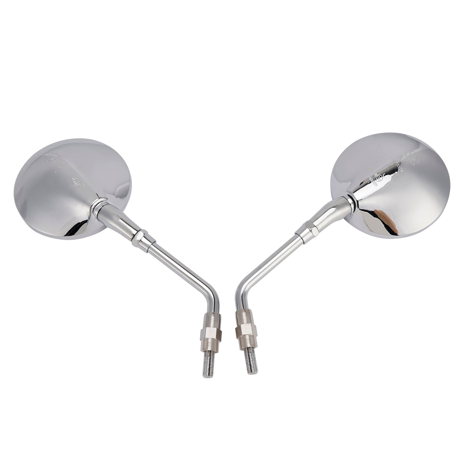 PAIR 10MM MIRRORS CHROME 88210-MCC-000 FOR HONDA VT100 GL1000 CB1300F