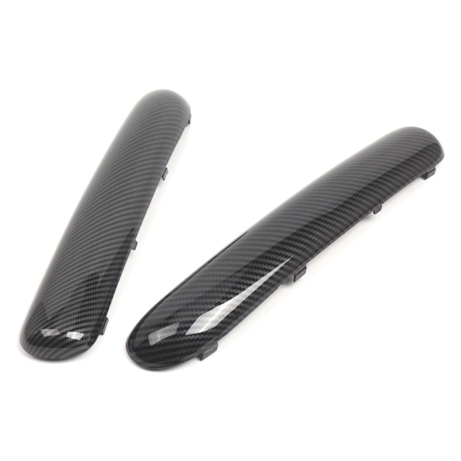 2001-2004 Mini One Cooper R50/R52/R53 Pair Front Bumper Trim Set Carbo