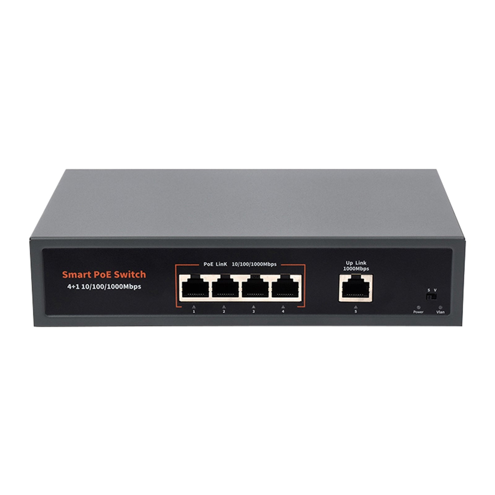 120W Gigabit Ethernet Poe Switch 10/100/1000M Port Adaptive Plug Play