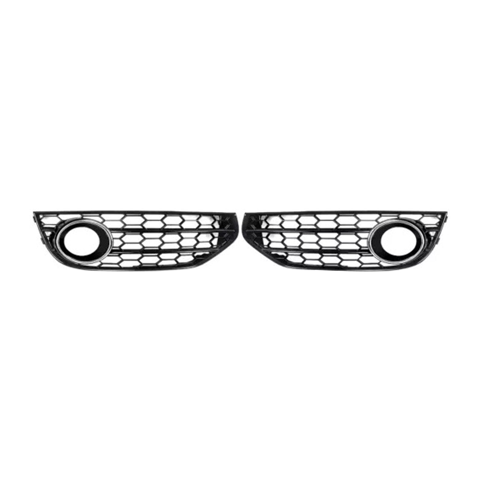 2010-2015 Audi A4 Allroad B8 Front Bumper Honeycomb Fog Grille Cover C