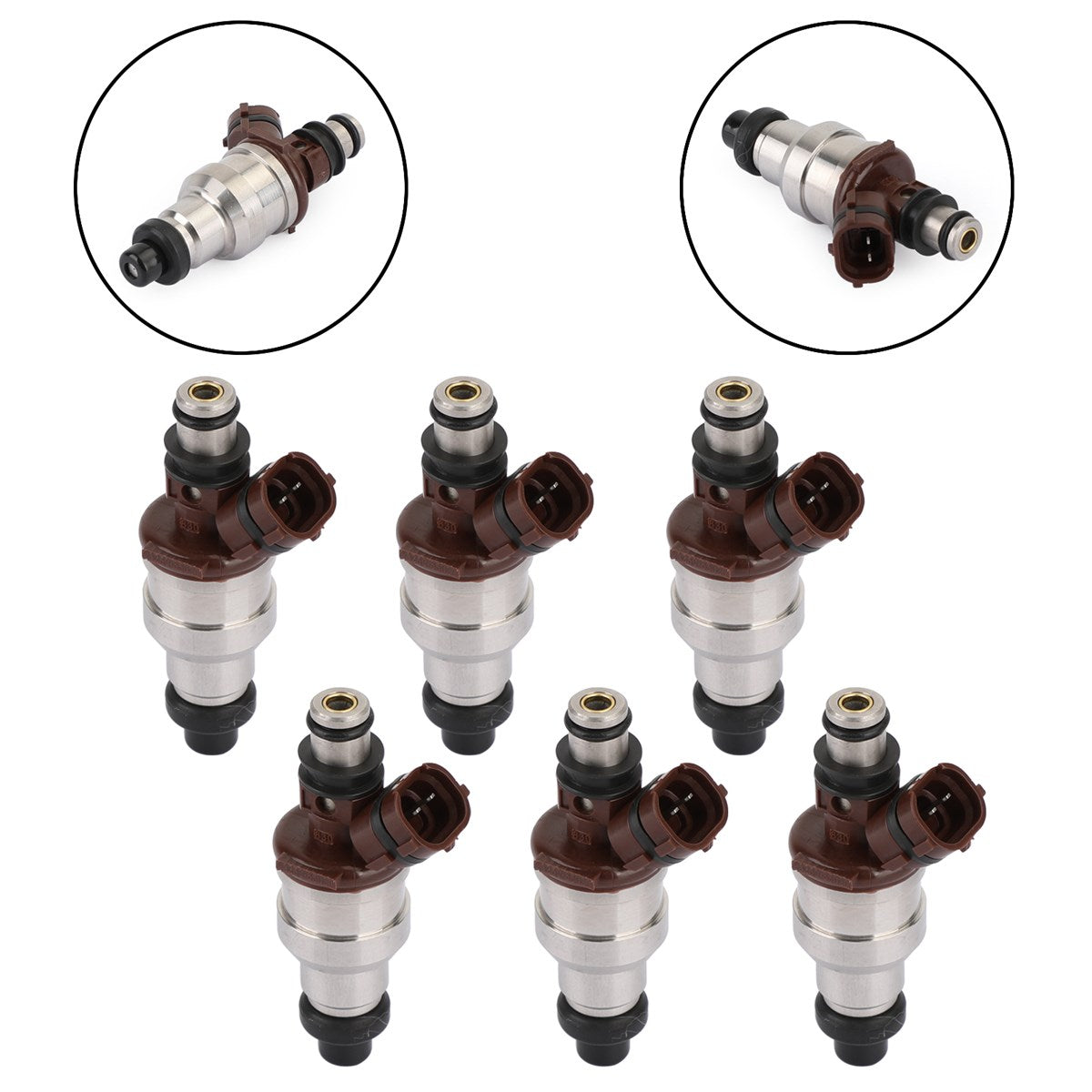 6pcs Fuel Injectors fit Toyota 4Runner Pickup 89-95 3VZE 3.0L V6 23209 ...