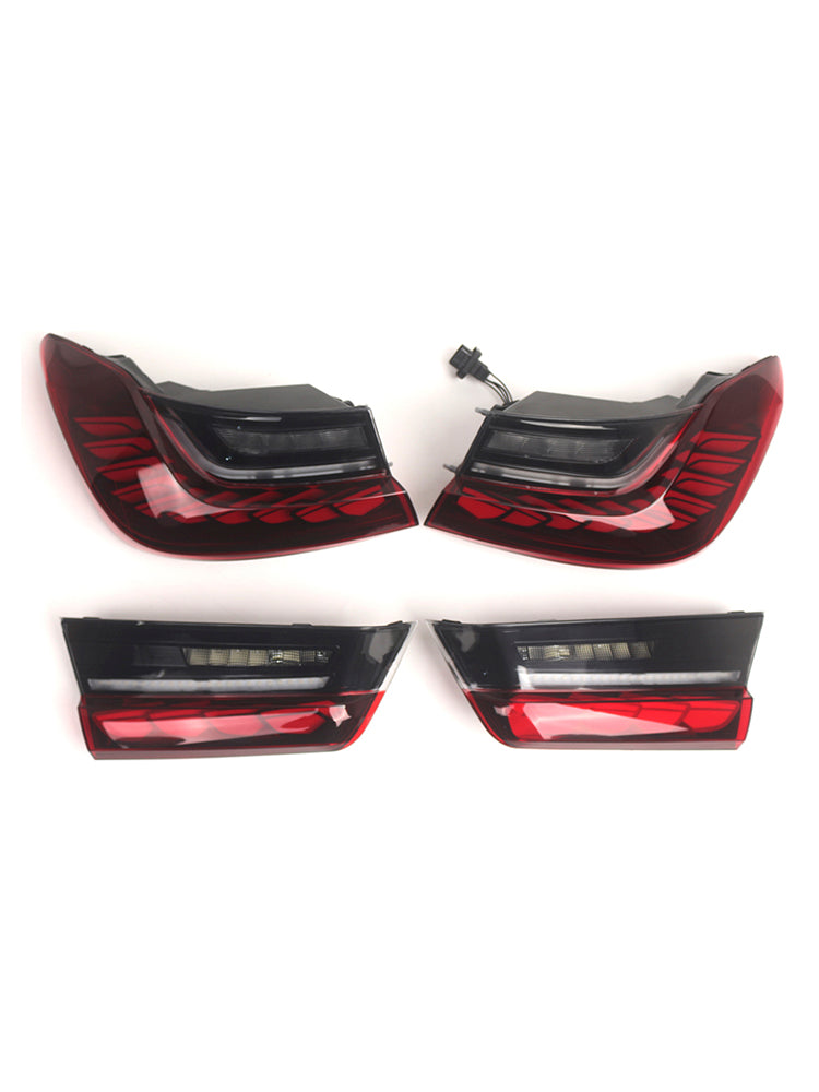 2019-2024 BMW 3 Series G20 G28 G80 M3 L&R Red LED Tail Lights Rear Lam