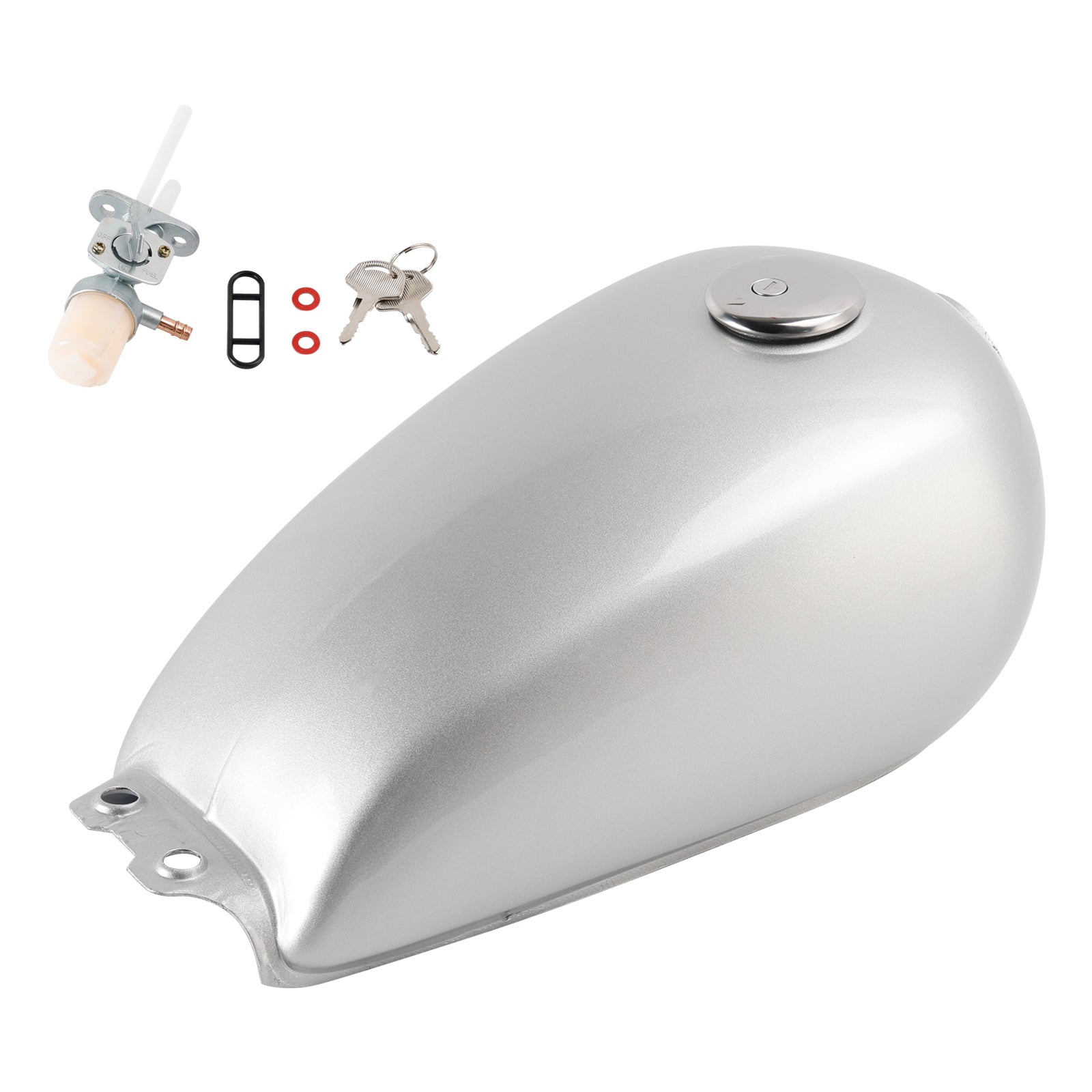 Cafe Racer Fuel Gas Tank 9L / 2.4 Gal For Suzuki GN125 GN 125 250 - Si