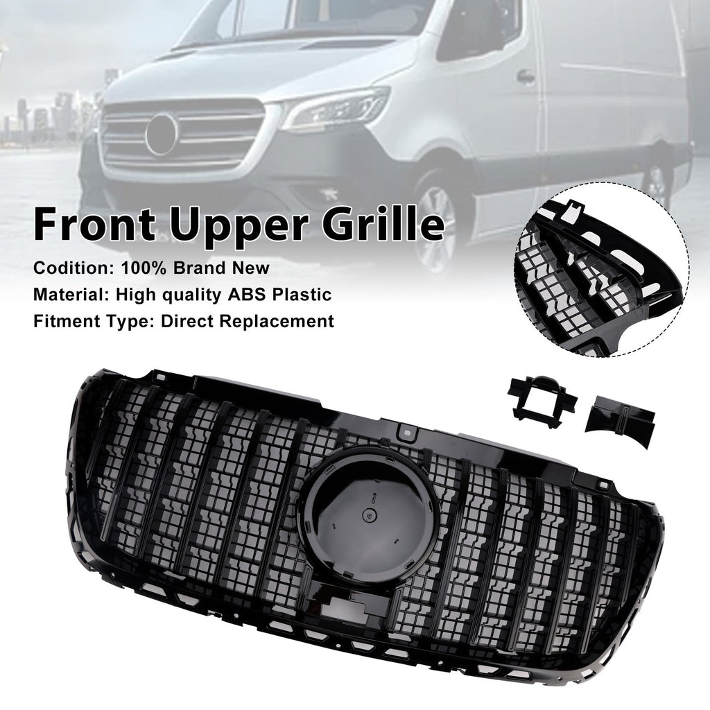 2018-2023 Mercedes Sprinter W907 W910 GTR-Style Front Bumper Grill Gri