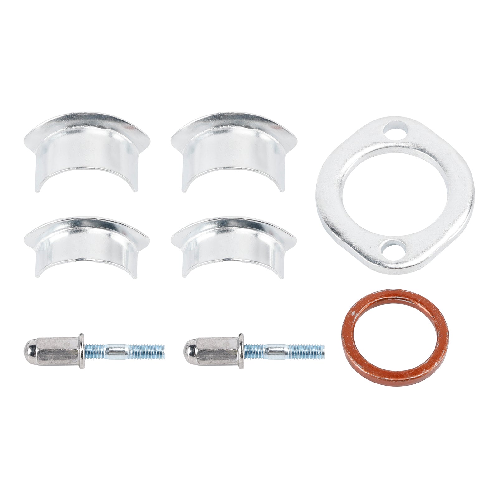 Exhaust Collets Collars Clamp Holder Kit For Honda CG CB CT XL 125S XL