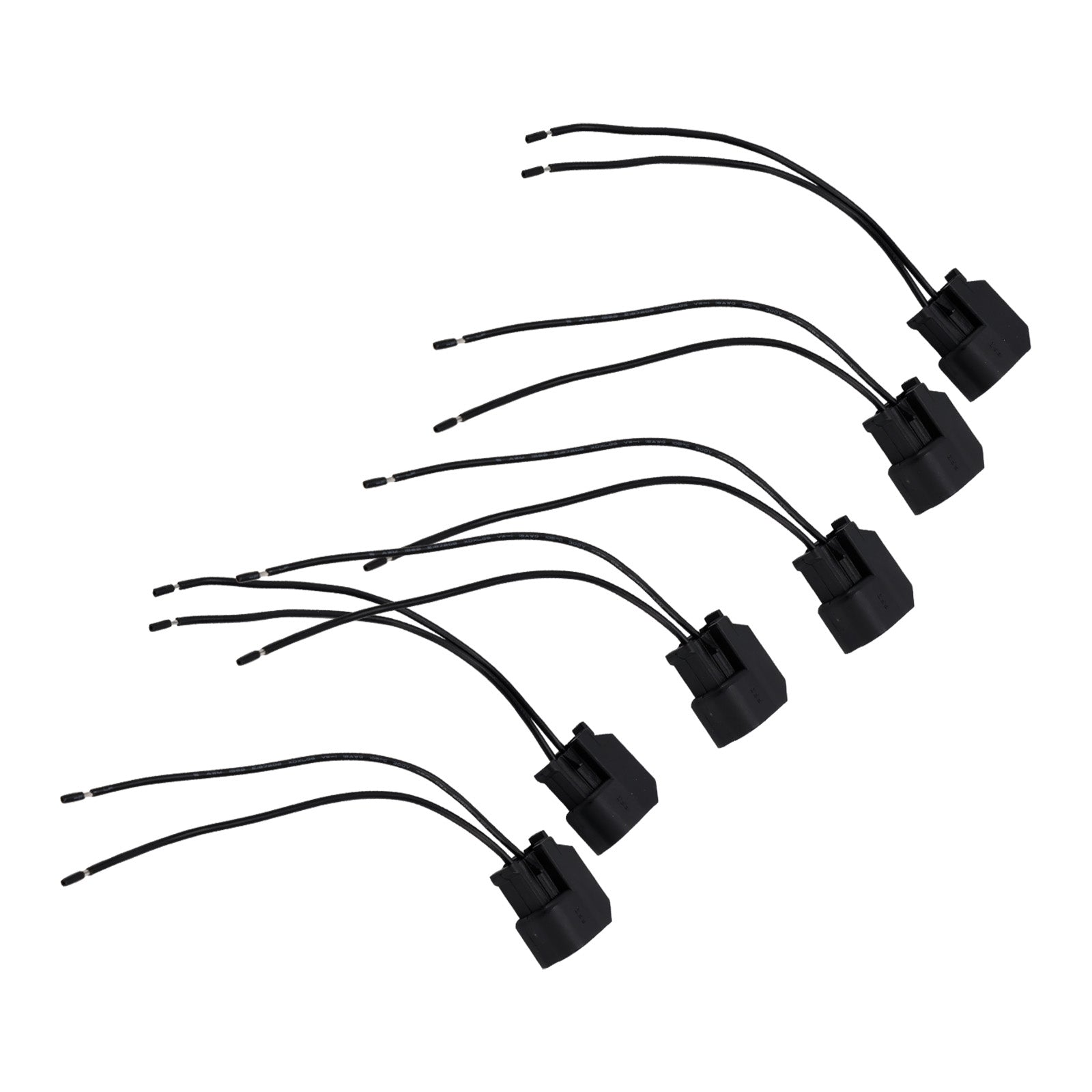 6-EV6 Fuel Injector Connector Plug Clip Pigtail Quick Disconnect Fit H