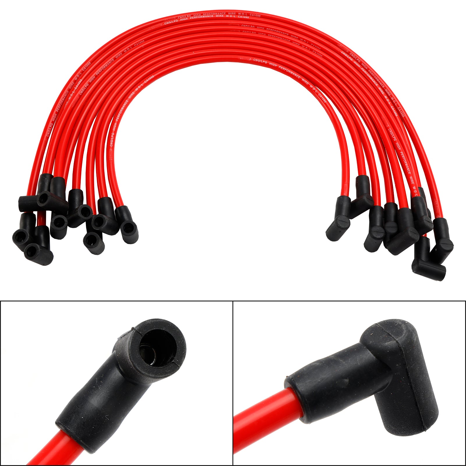 8.5MM Electronic Ignition Spark Plug Wire Set For Chevrolet SBC BBC 35