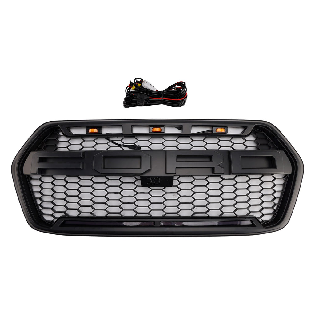 2020-2025 Ford Transit 150 250 350 Raptor Style Front Bumper Grill Gri