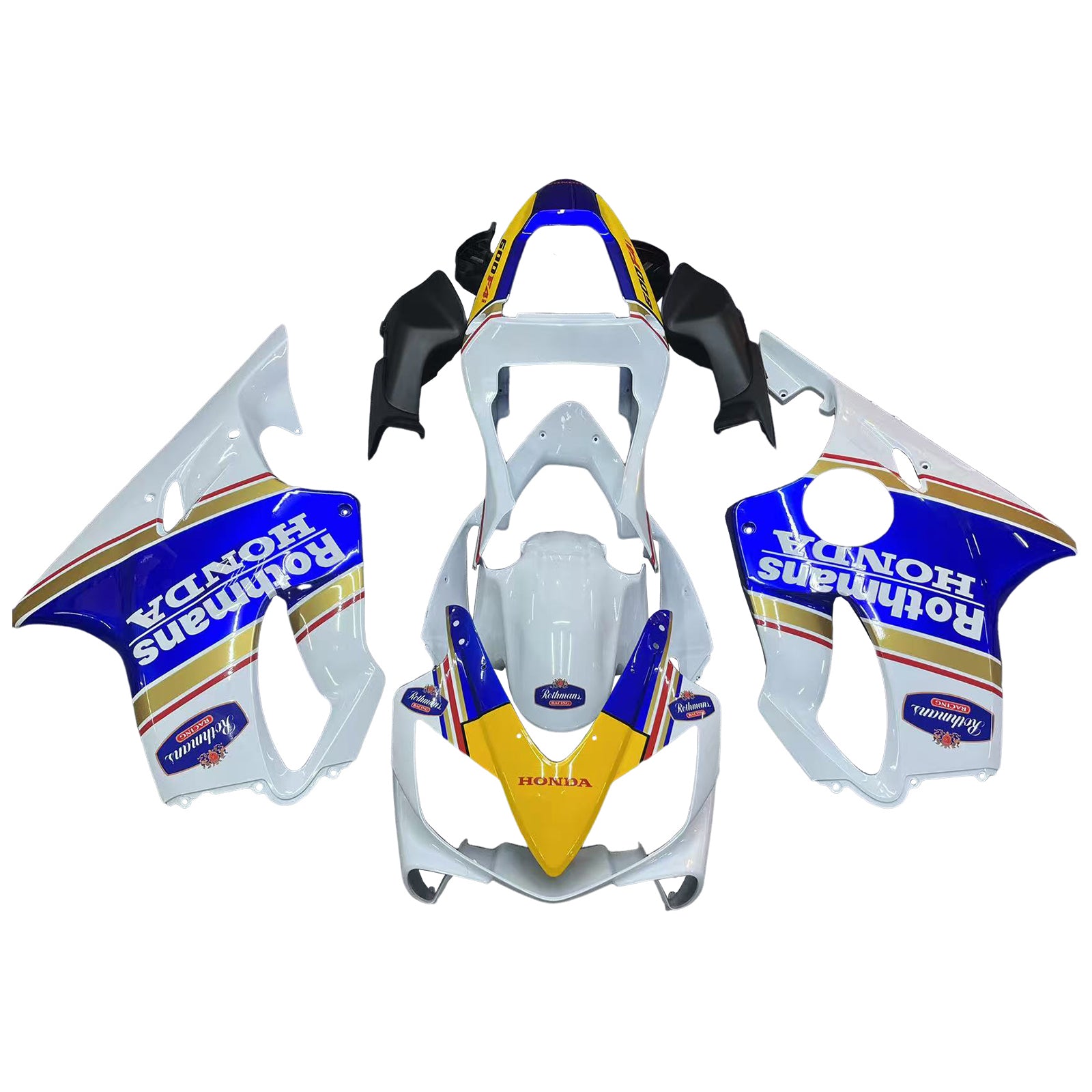 Fairings Honda CBR 600 F4i White Rothmans Honda (2001-2003)