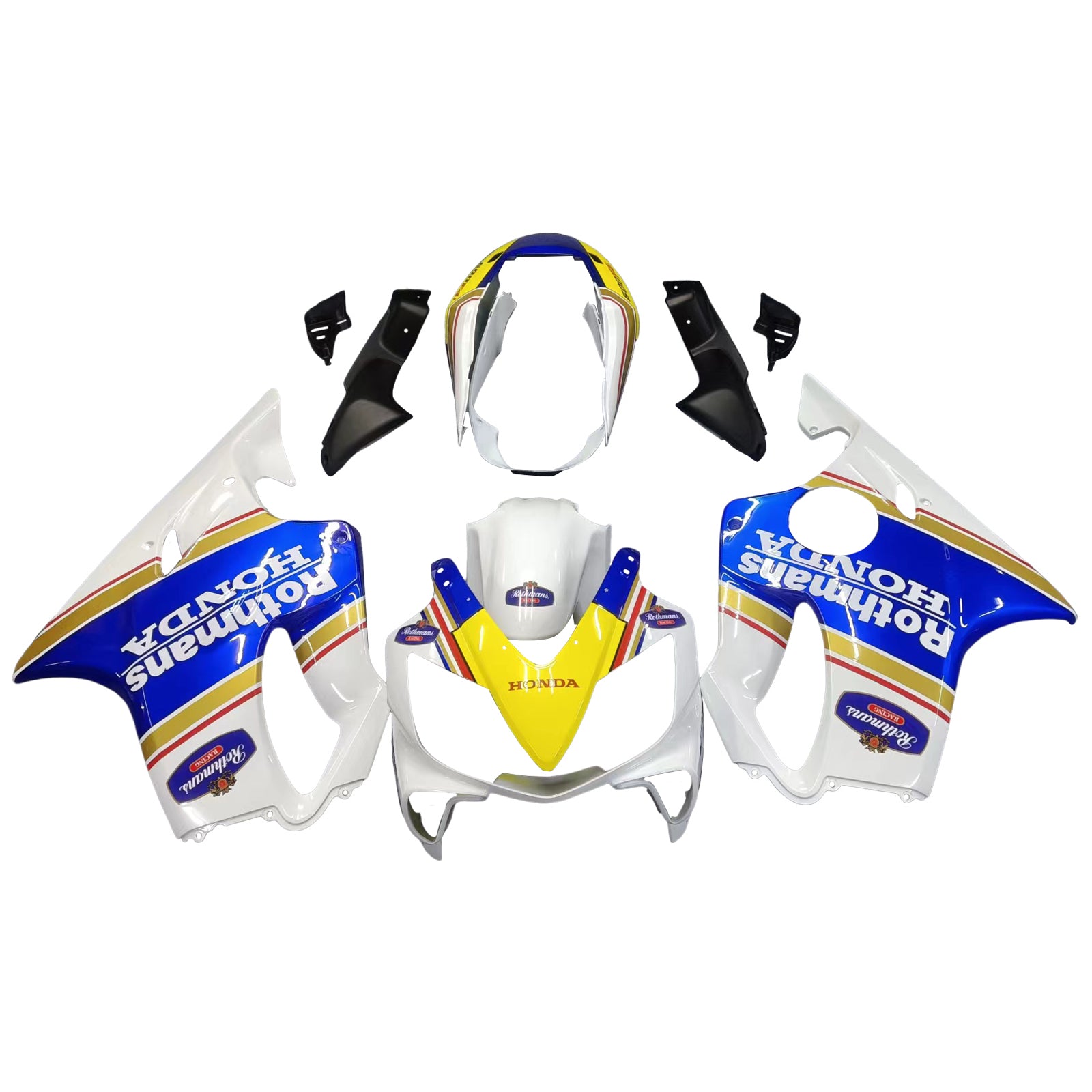 Fairings Honda CBR 600 F4i White Rothmans Honda (2004-2007)