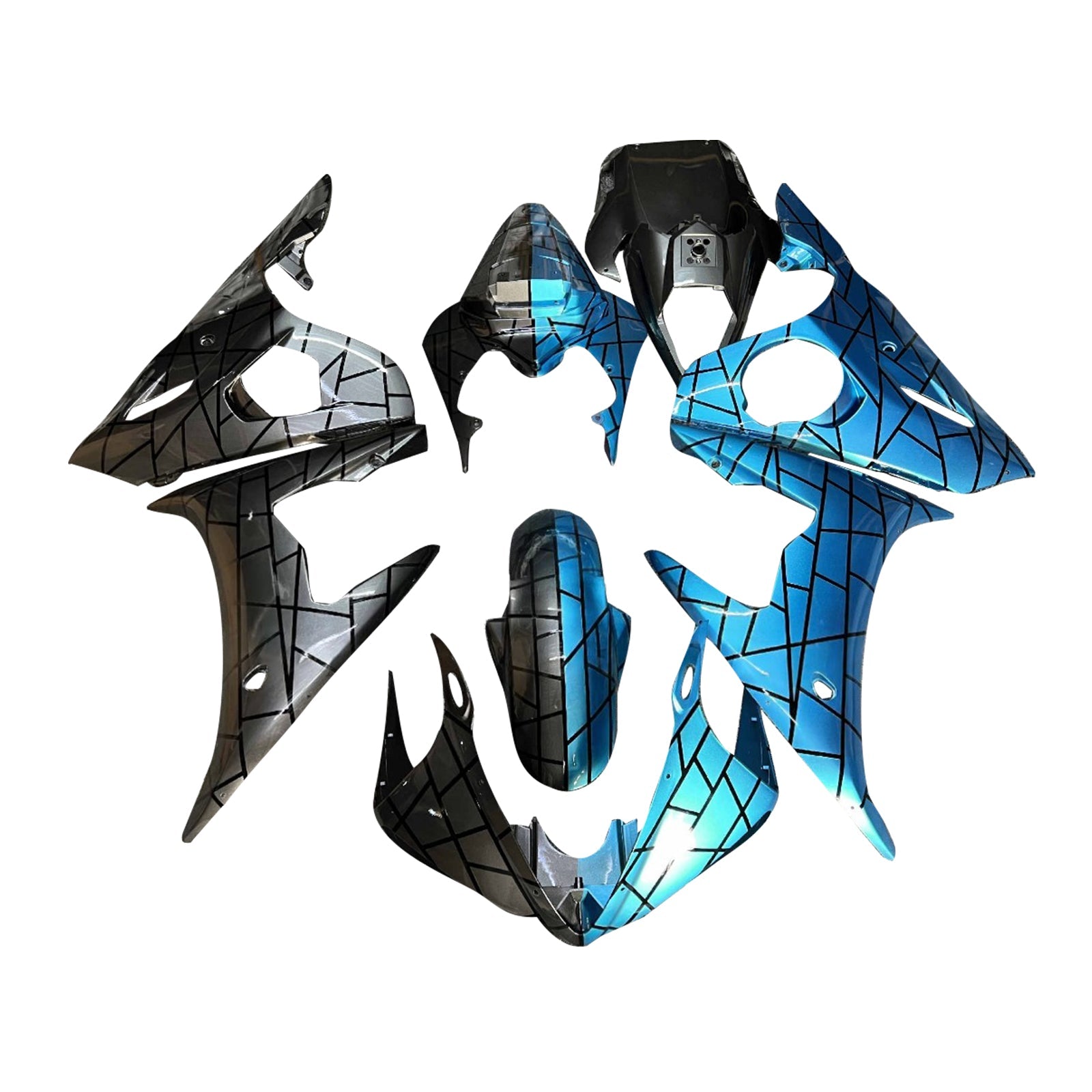 Injection Fairing Kit Bodywork For Yamaha YZF-R6 2003-2004 R6S 2006-20