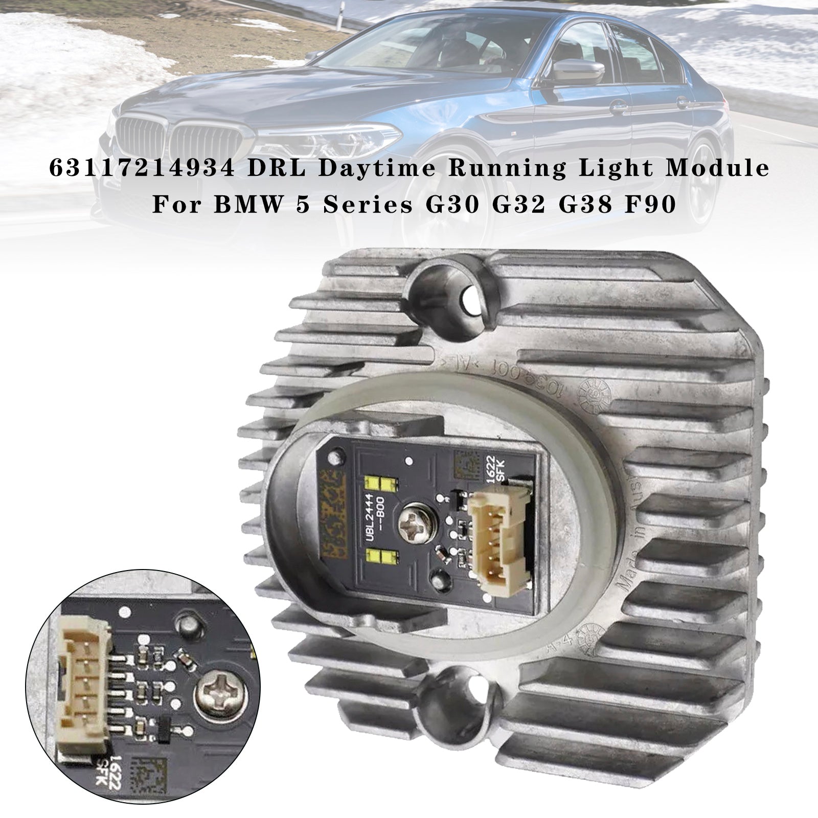 63117214934 DRL Daytime Running Light Module For BMW 5 Series G30 G32