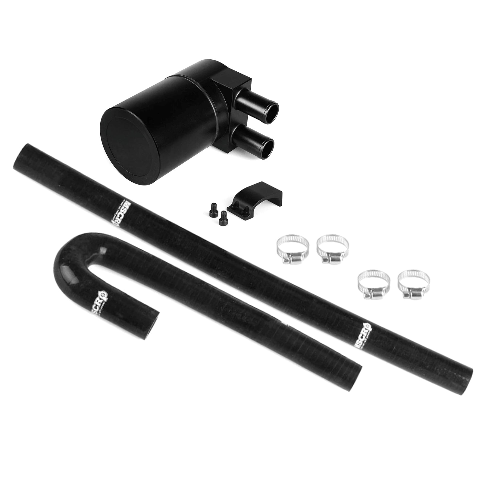Oil Catch Can Tank with Silicone Radiator Hose For BMW N54 335i E90 20
