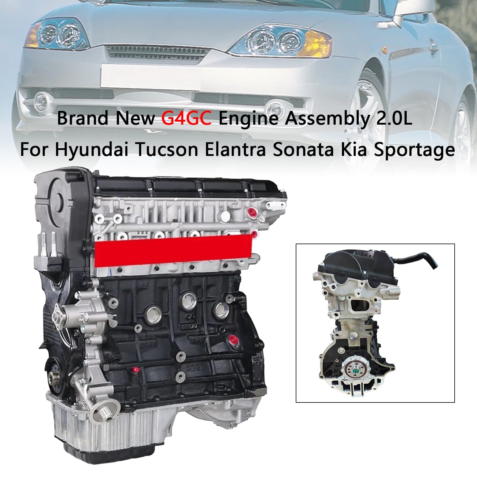 New G4GC Engine Assembly 2.0L For Hyundai Tucson Elantra Sonata Kia Sp