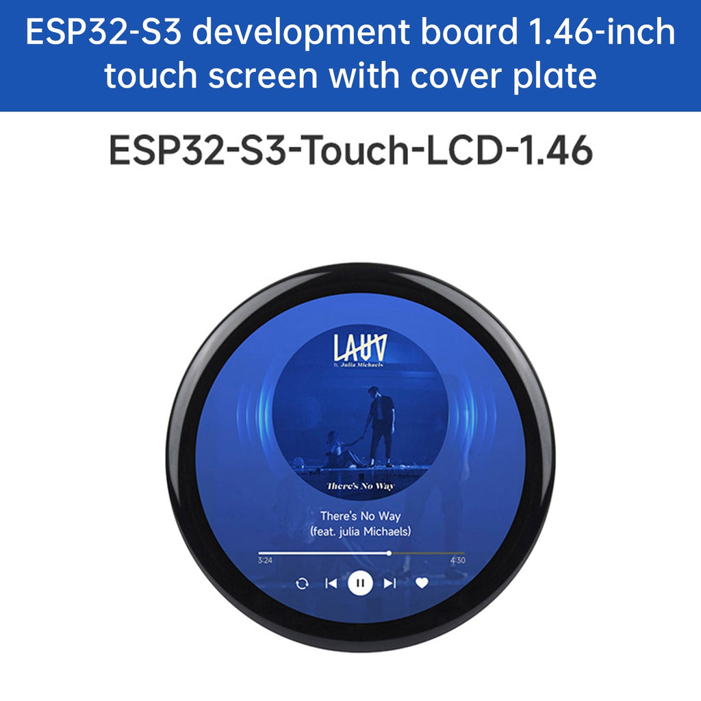ESP32-S3 1.46-inch Circular Touch Screen Development Board Supports AI