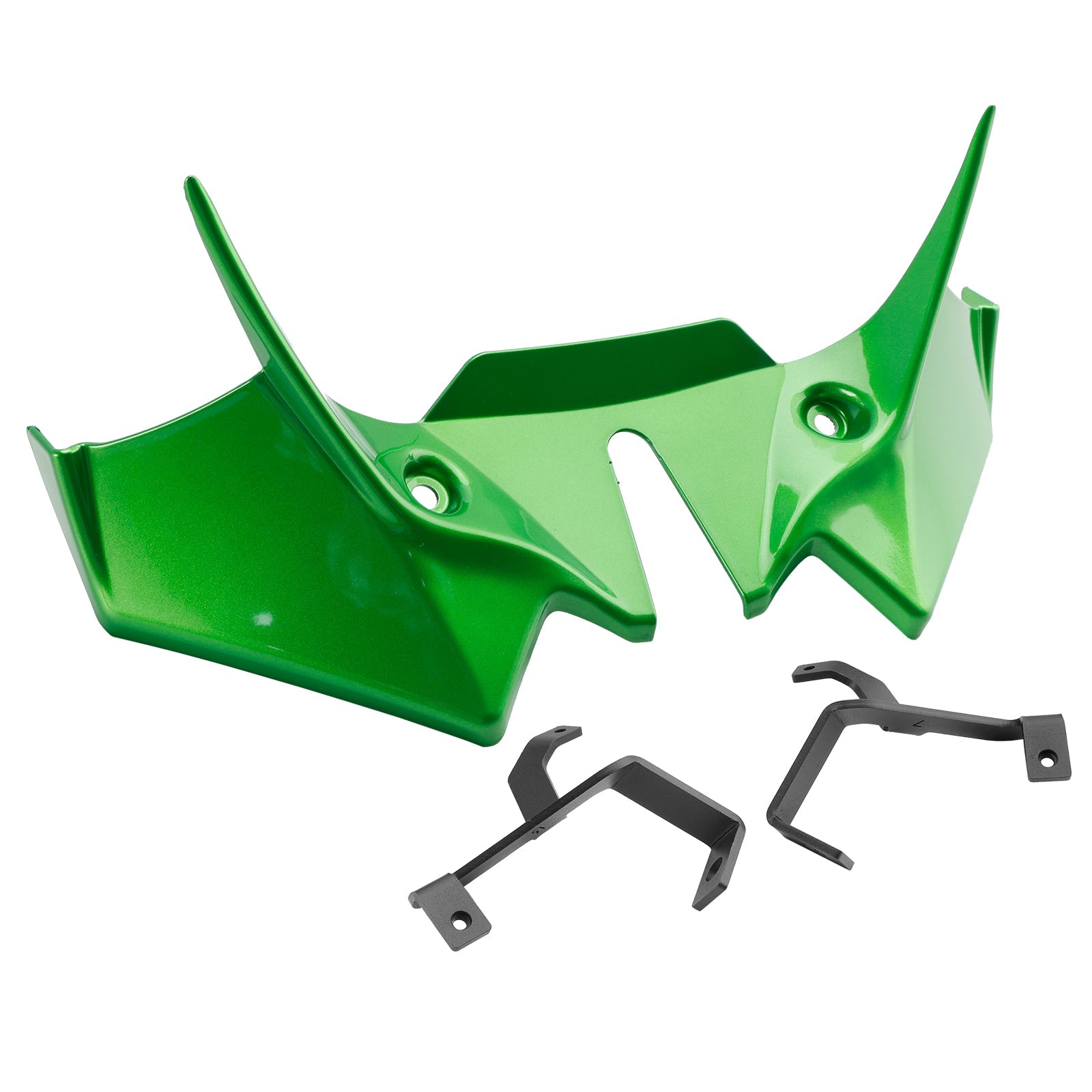 2021-2024 Kawasaki Z650 Front Downforce Spoiler Extension Fairing Dark