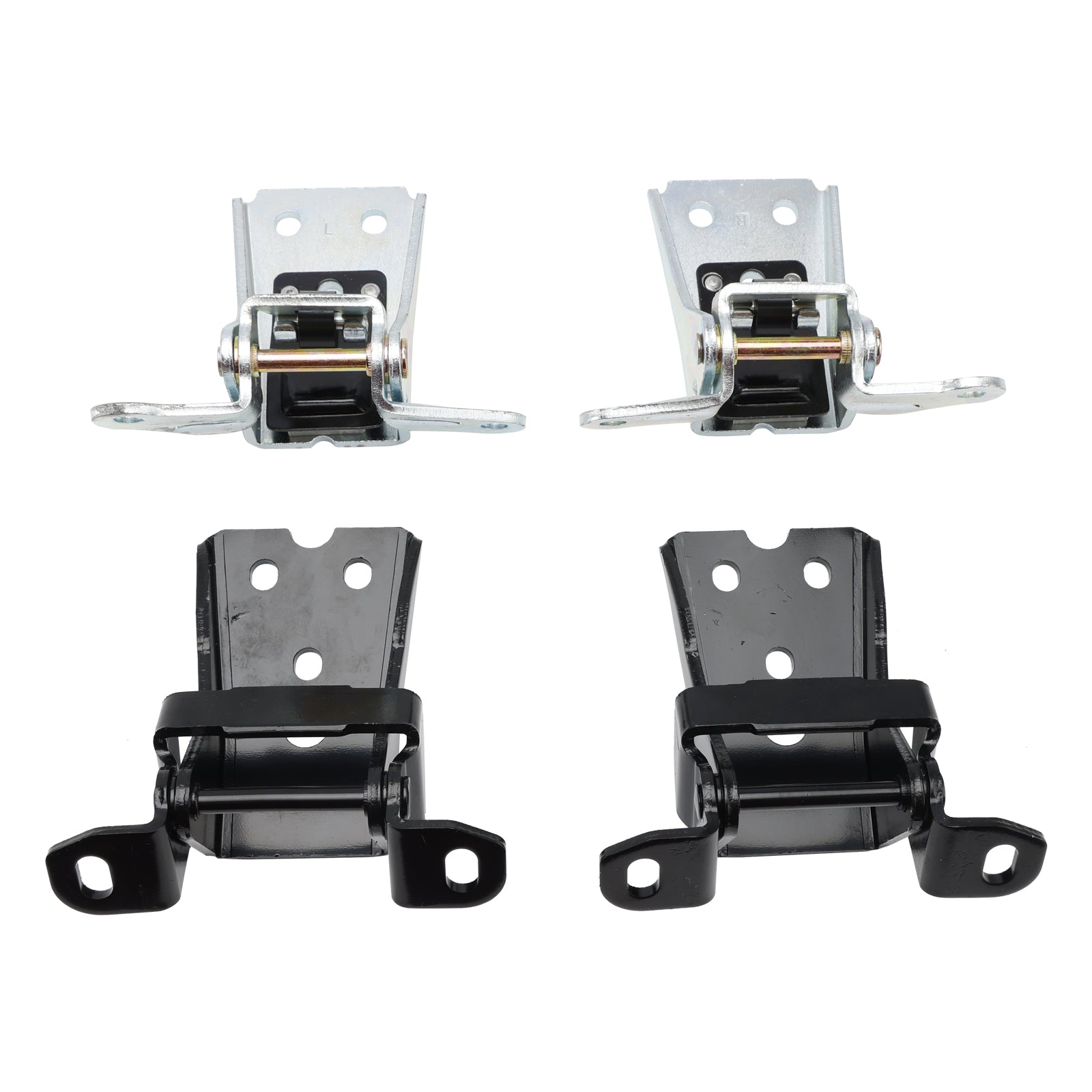 1980-1996 Ford Bronco Upper & Lower Door Hinge 4PCS Front Upper Lo