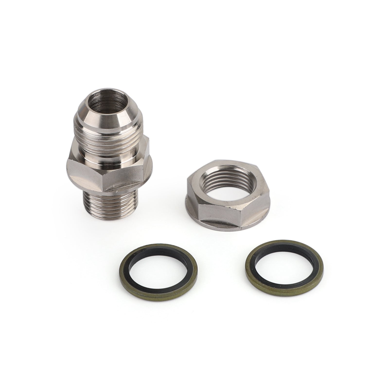 Turbo Oil Pan Sump Return Drain Adapter Bung Fitting 10AN to M18x1.5 S