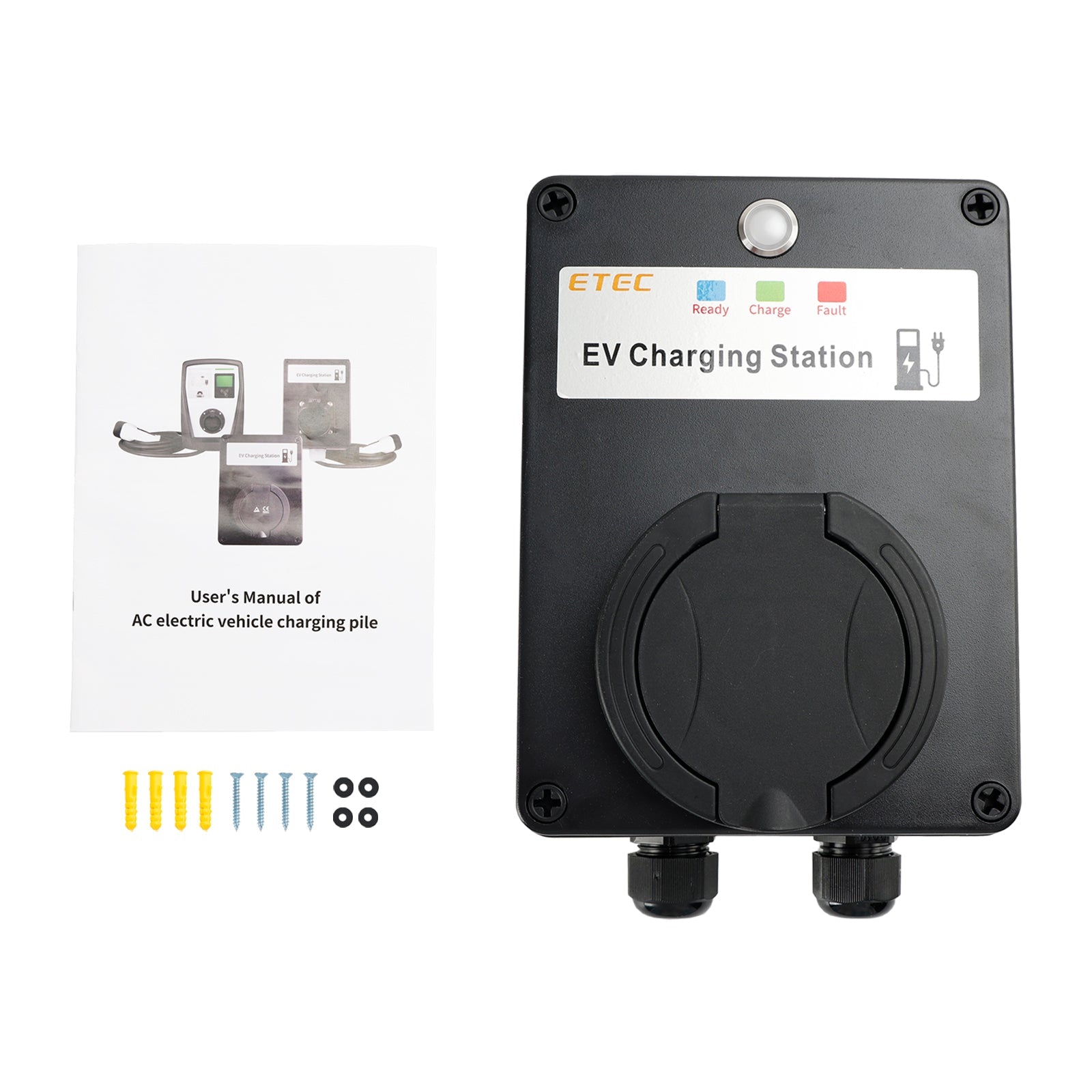 EV Charger Charging Wall Box Unit Socket Rapid EV WallBox 32A 22KW Typ