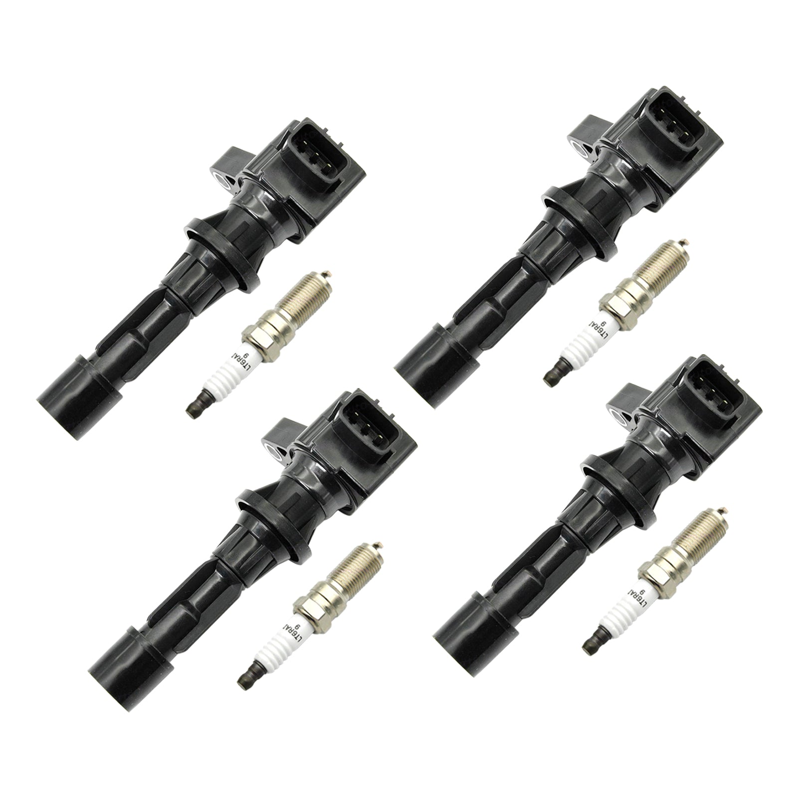 2006-2015 Mazda MX-5 Miata L4 2.0L 4x Ignition Coils +Spark Plugs UF54