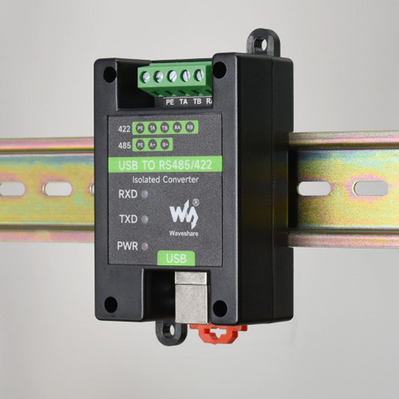 Industrial-Grade Isolated Converter USB to RS485/RS422 Multi-Protectio