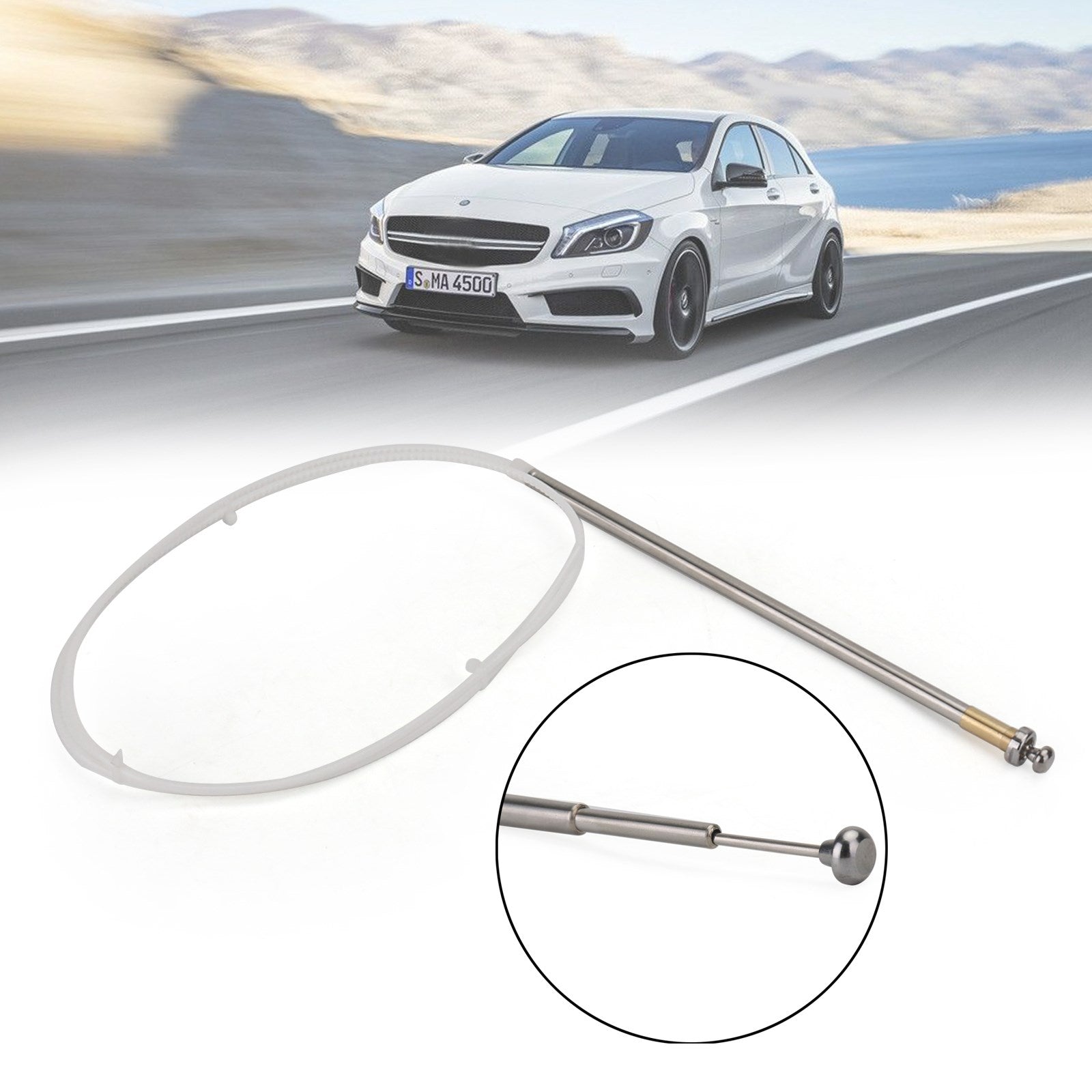Power Antenna Mast OEM Replacement For Mercedes-Benz W124 W126 W201 C1