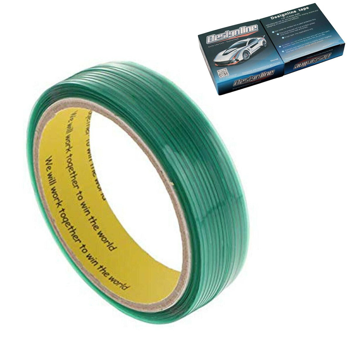 50M Knifeless Finish Line Tape Cutter Kit Graphic Vinyl Trim Cutting W