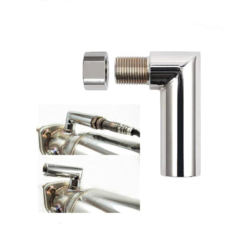 O2 Oxygen Spacer Sensor Angled Extender 90 Degrees 02 Bung Extension M