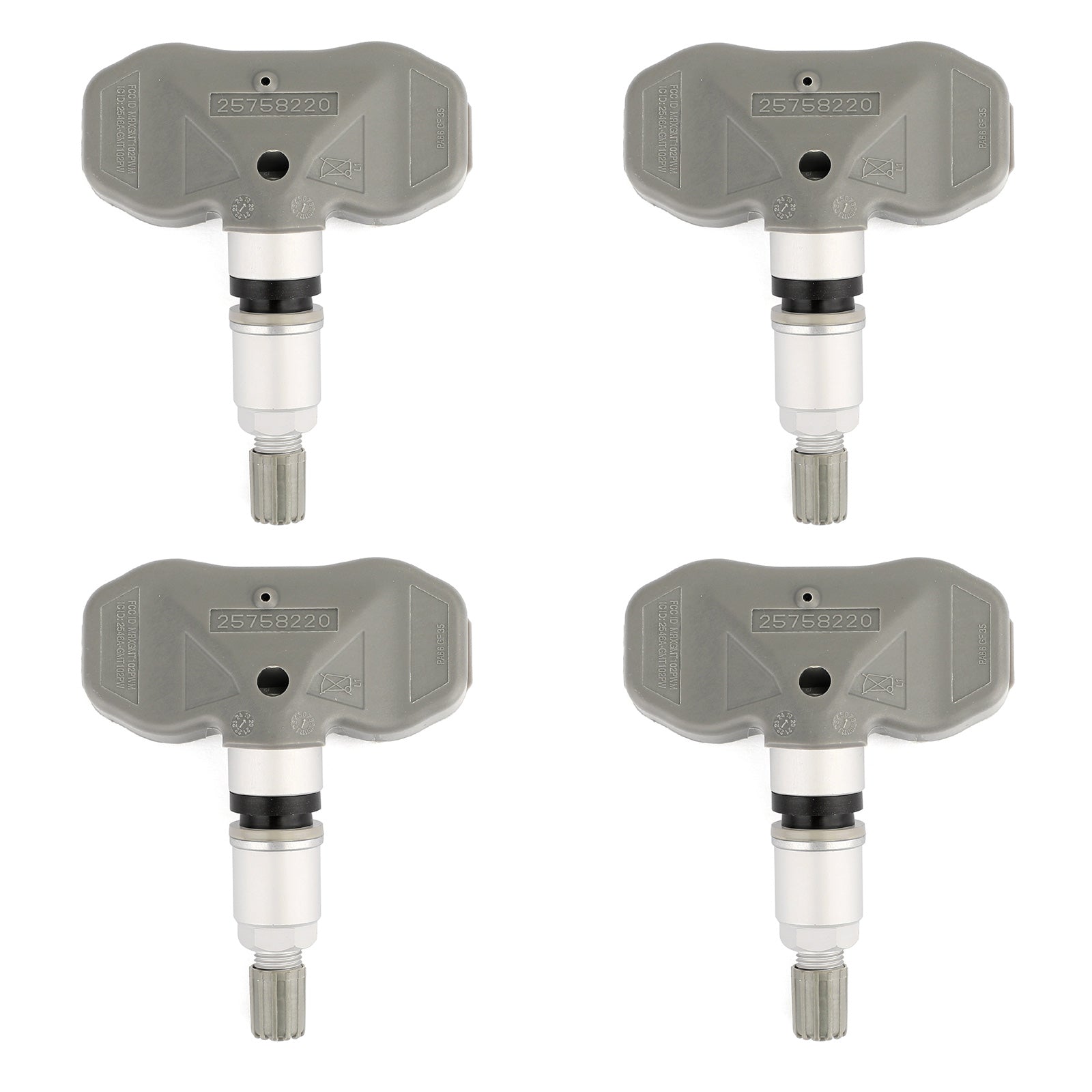 Set Of 4 TPMS Tire Pressure Monitoring Sensor 25758220 For 05-2009 C6 ...