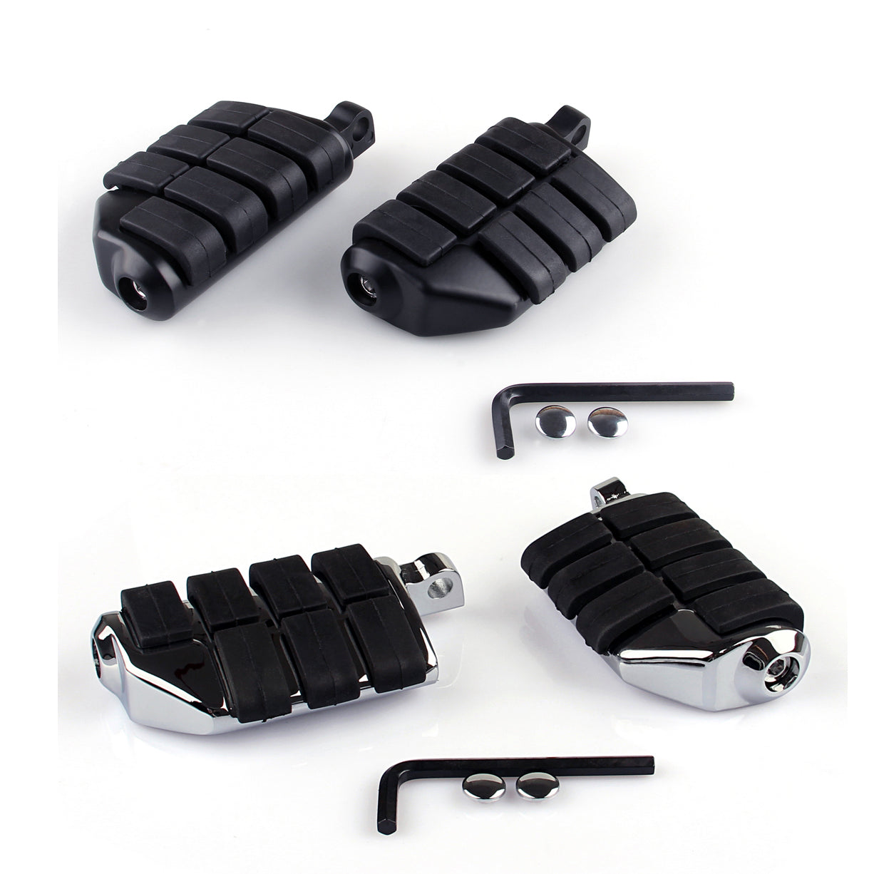 7963 Dually Footpegs For Harley Softail Sportster Dyna Glide Fat Boy ...