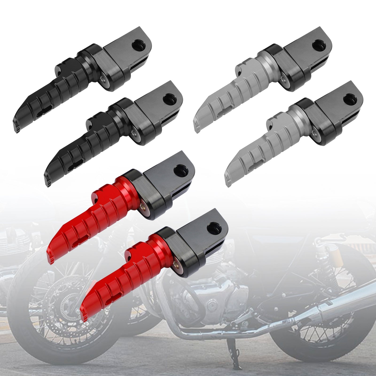 Front Footrests Foot Peg for INTERCEPTOR 650 2018-2023 Hunter 350 2022