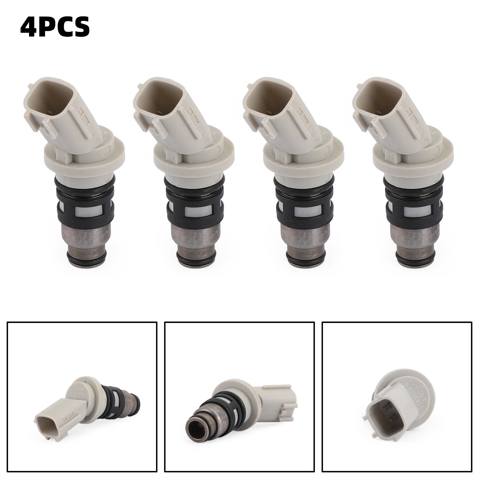4PCS Fuel Injectors fit Nissan March K11 1.0 1.3 Hatchback 92-03 16600 ...