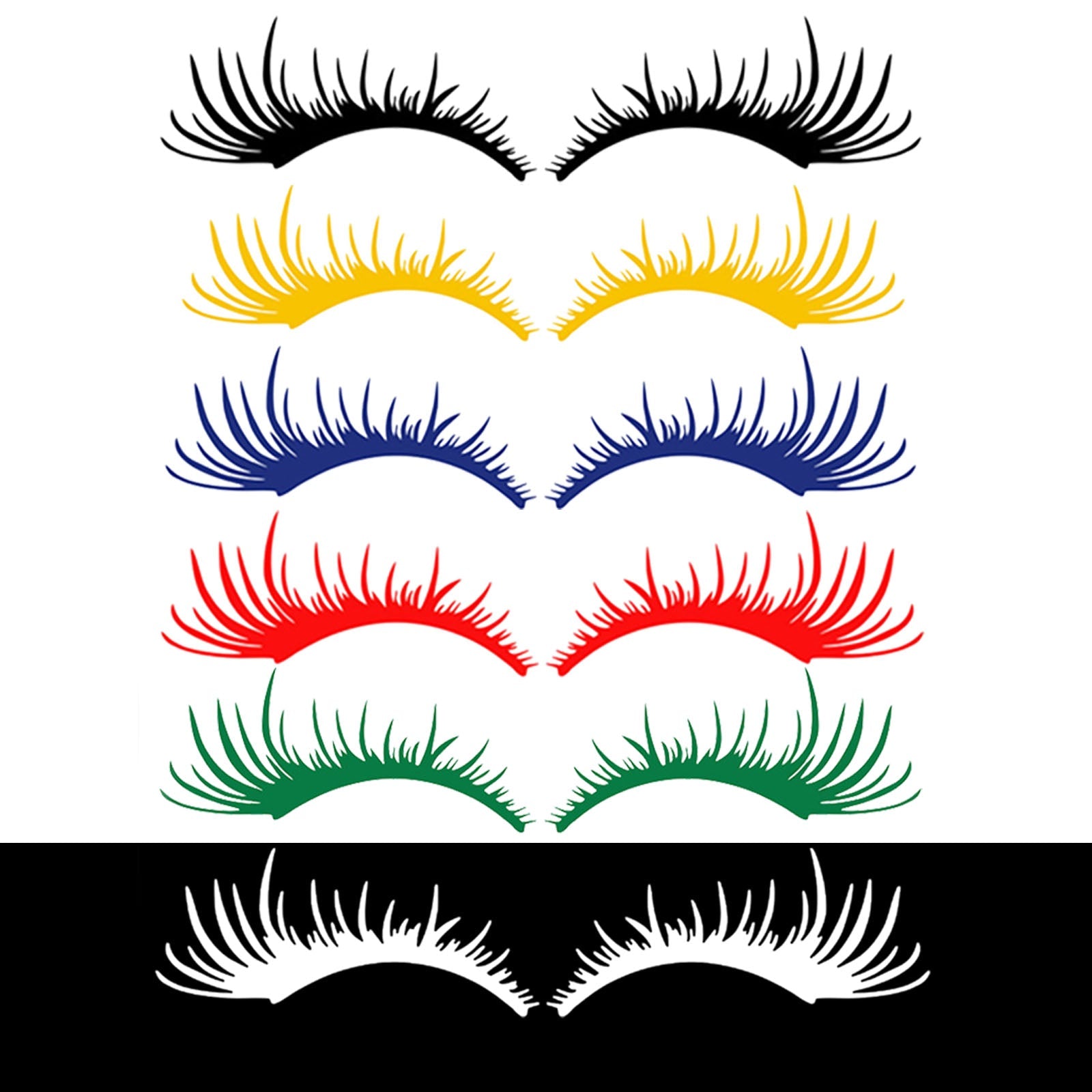 Car Headlight Eyelash Sticker Eyebrow Decal for Porsche Volkswagen Bee